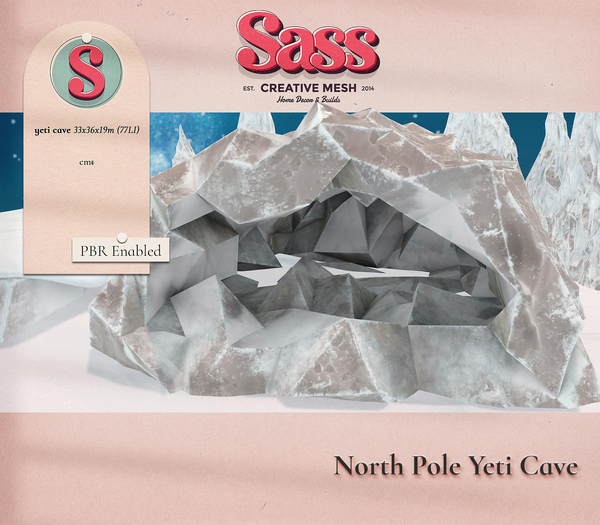 Second Life Marketplace - Sass [North Pole Yeti Cave]